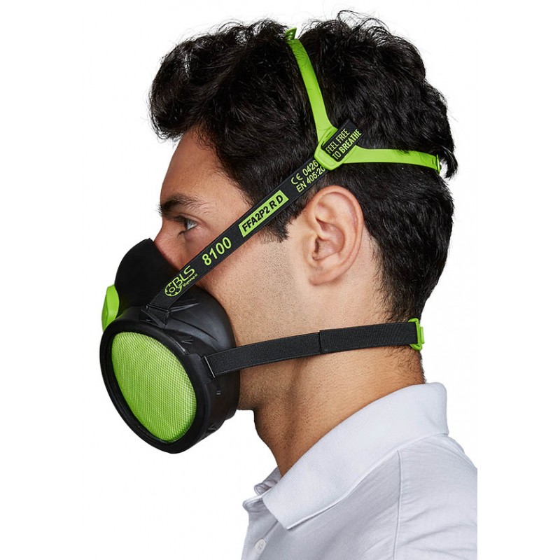 Demi-masque jetable BLS 8400 avec filtres abek1-p3 rd - S.L.Distribution